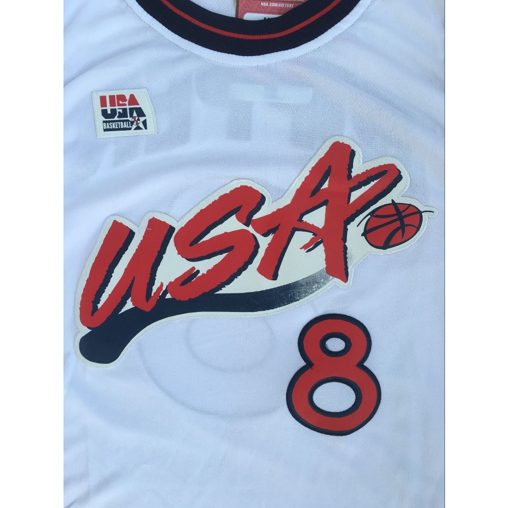 Scottie Pippen #8 USA Dream Team Basketball Jersey White Color ...
